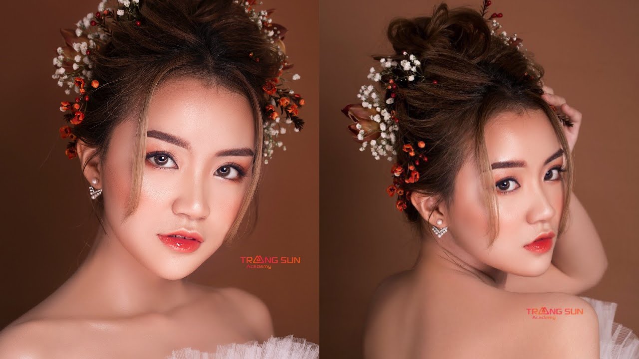 CÁCH TRANG ĐIỂM CÔ DÂU NGỌT NGÀO 2021 [TRANG SUN MAKEUP] - YouTube