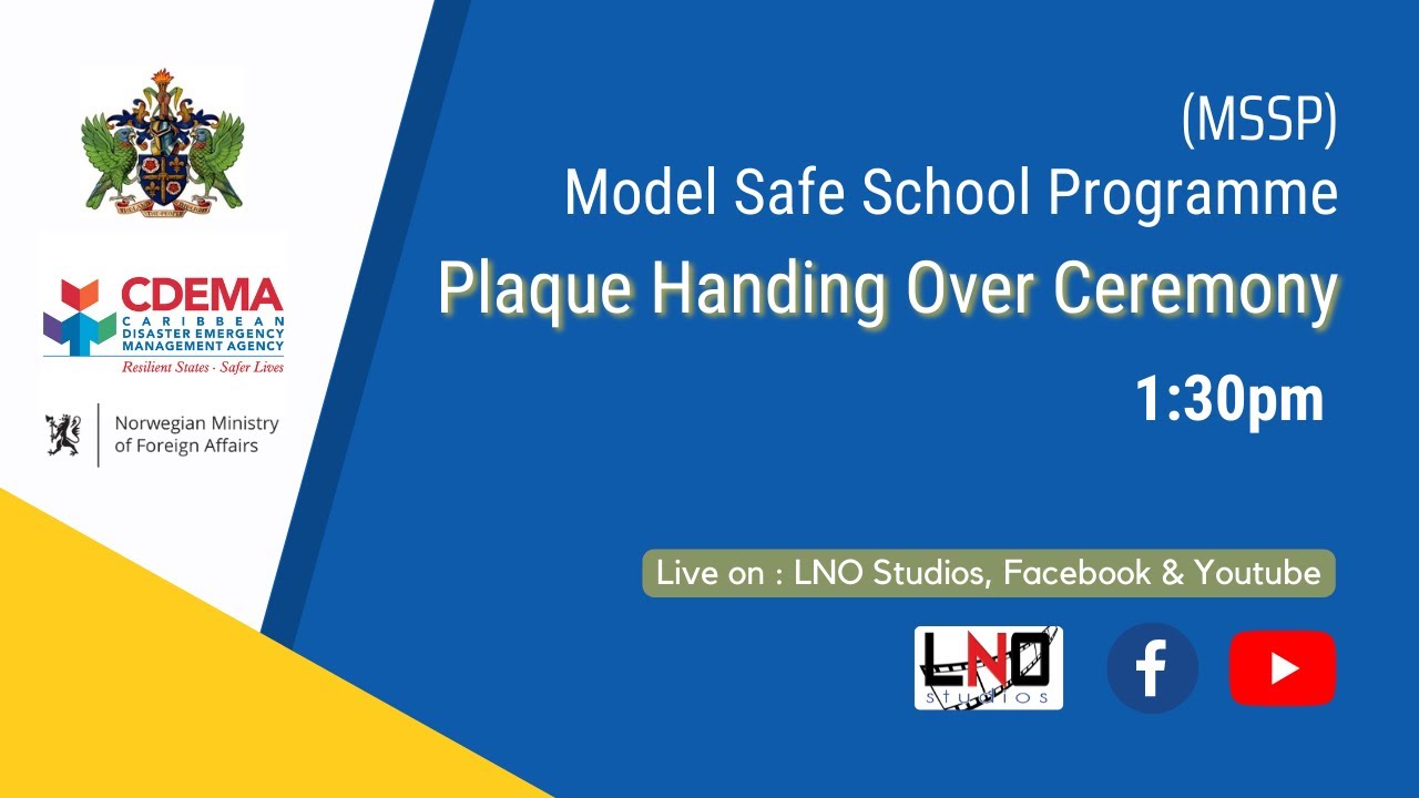 MSSP Plaque Handover Ceremony, St Lucia - YouTube