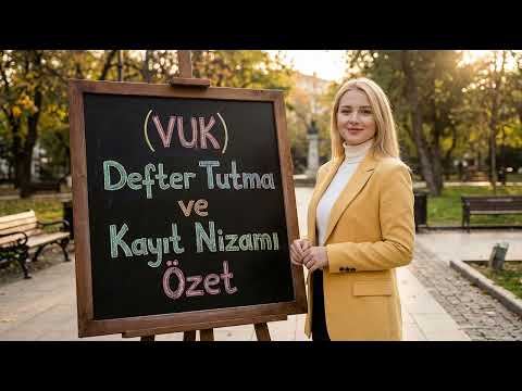 Vergi Usul Kanunu - Defter Tutma ve Kayıt Nizamı Özet | Sınavlara Pratik Bilgiler (VUK 210-228)