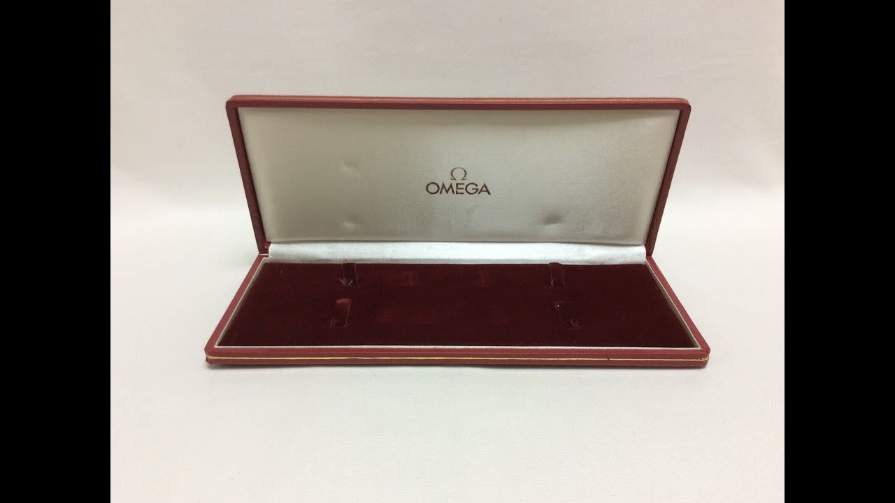 OMEGA VINTAGE DOUBLE WATCH BOX for sale - YouTube
