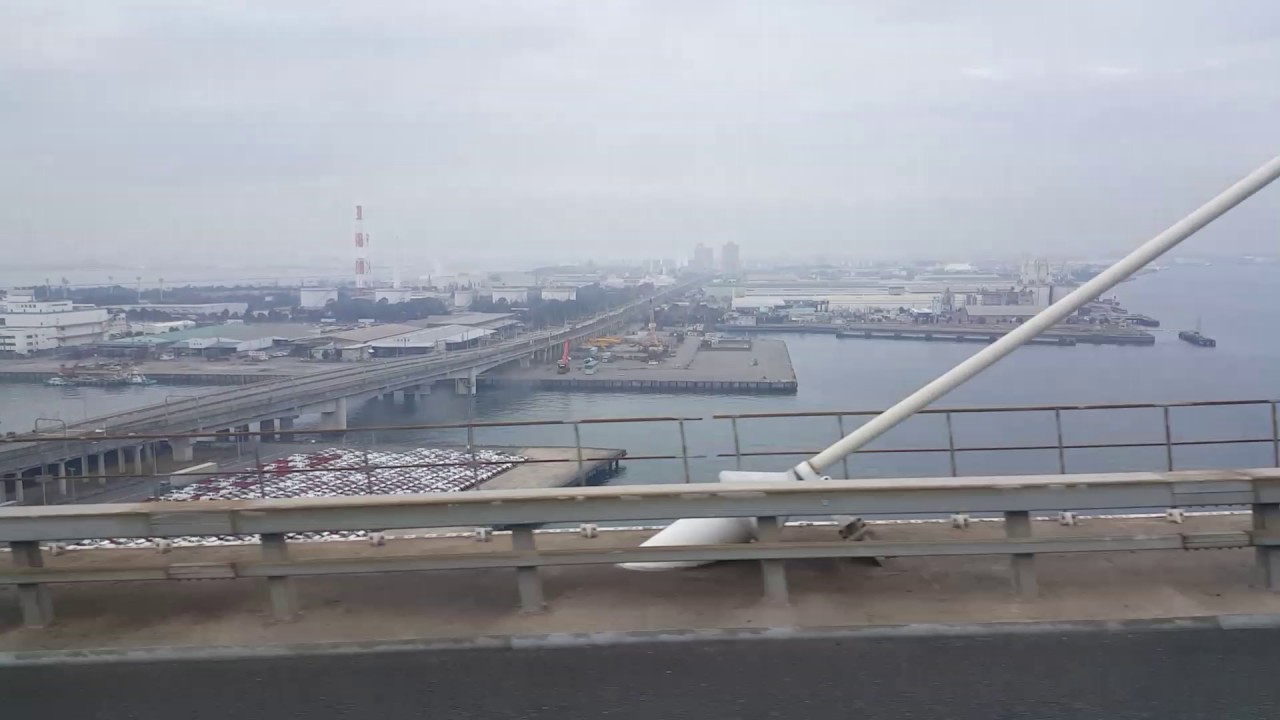 Ise wangan highway - nagoya harbour area - YouTube
