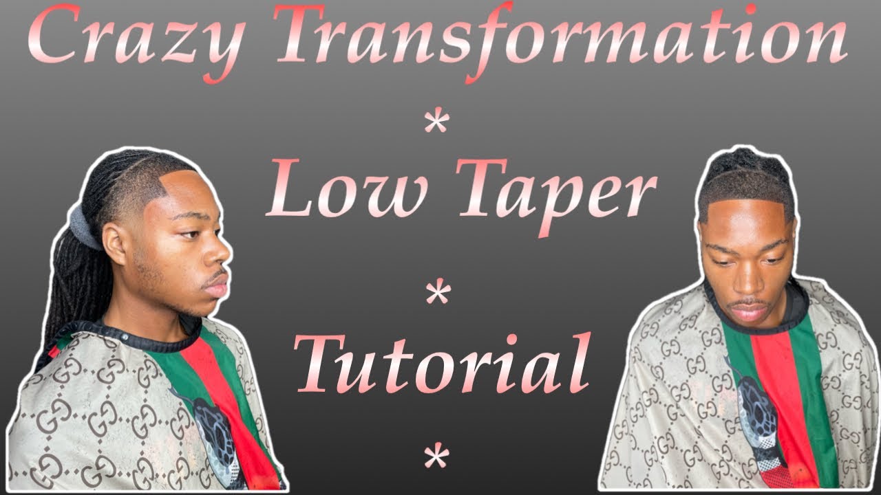LOW TAPER - STEP BY STEP HAIRCUT TUTORIAL | DOWN FADING TECHNIQUE ...