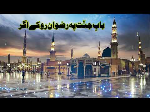 Madina Sharif Heart ❤️Touching   New Status// Babe Jannat Pe Rizwan Roke Agar....