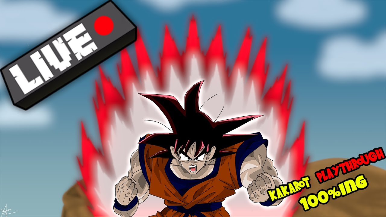 🔴LIVE - 100% DBZ Kakarot Play Through | !discord | - YouTube