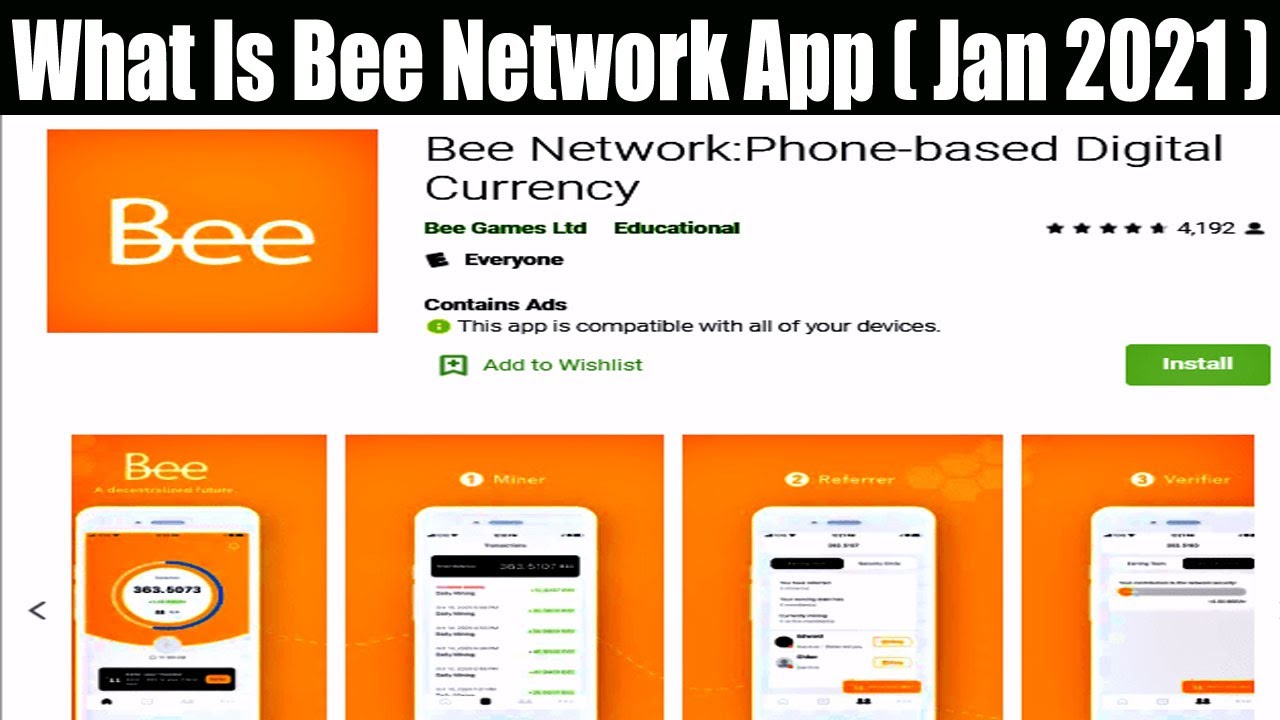 What Is Bee Network App (Jan 2021) Find Out- Watch Now! | Scam Adviser ...