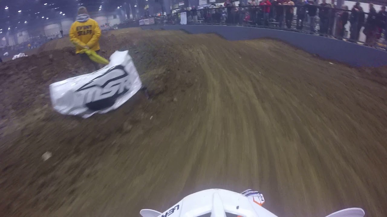 Summit Indoor MX Rd 2 50cc (4-6) 2-22-19 - YouTube