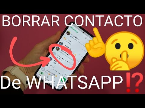 🧑❌📱 Como ELIMINAR un CONTACTO de WHATSAPP 2026 FÁCIL y RÁPIDO