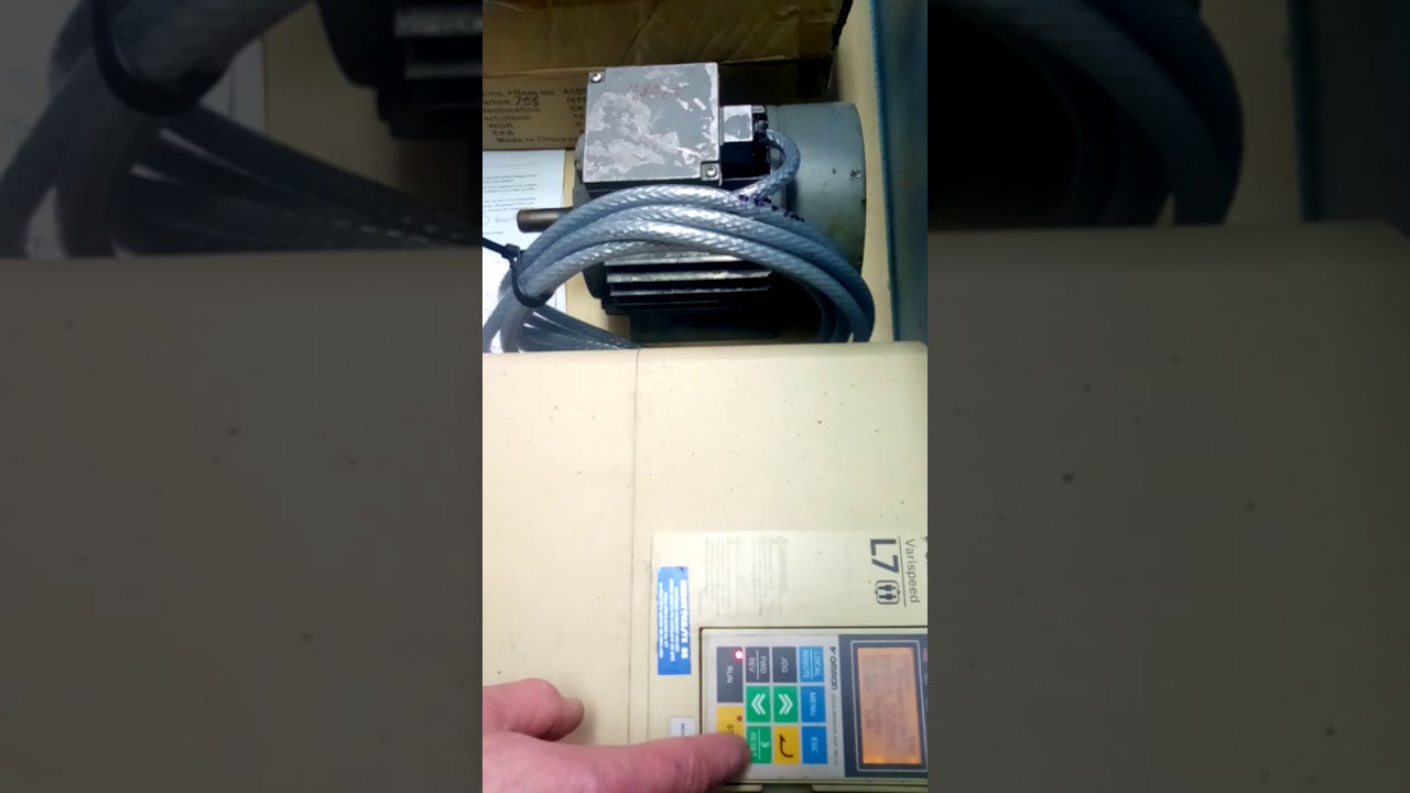 Omron varispeed L7 cimr l7z 4018 - YouTube