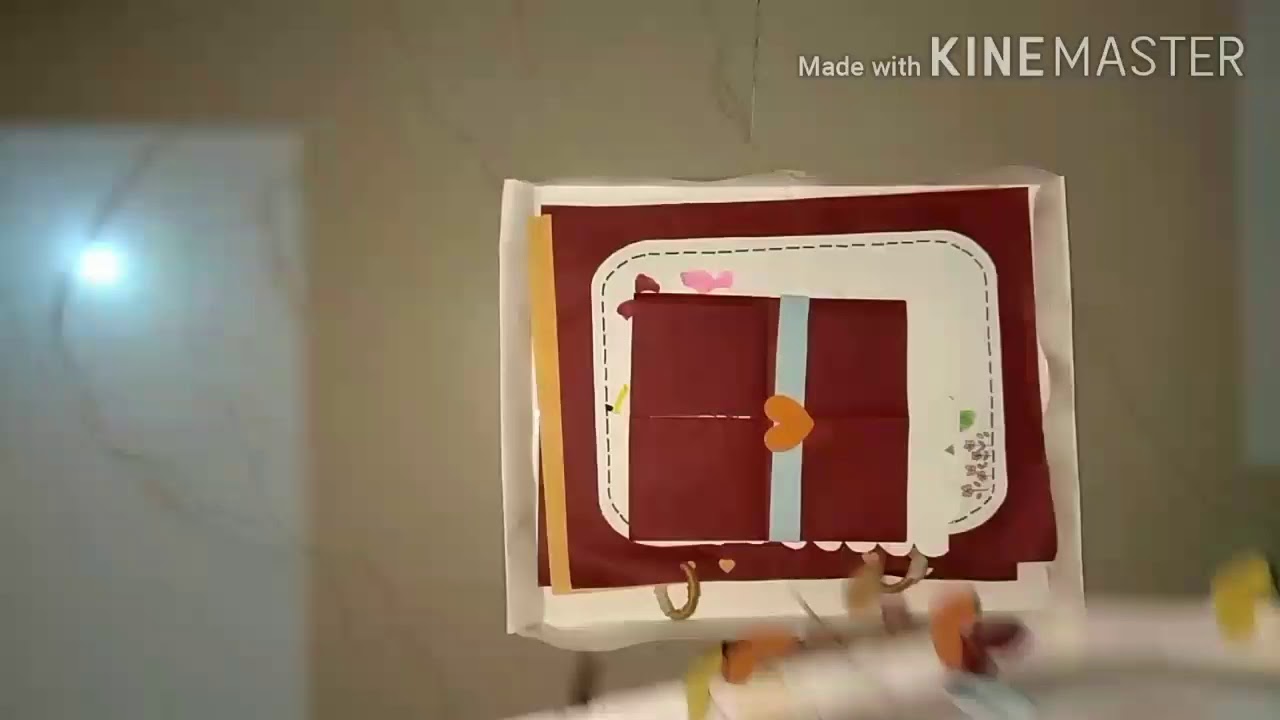 A scrab book card for my brother's birthday made by me and also a pop ...