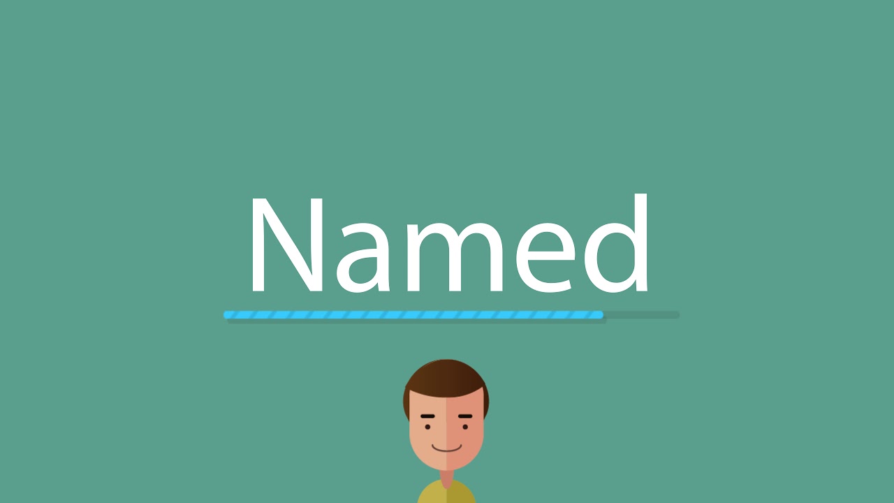 How to pronounce Named - YouTube
