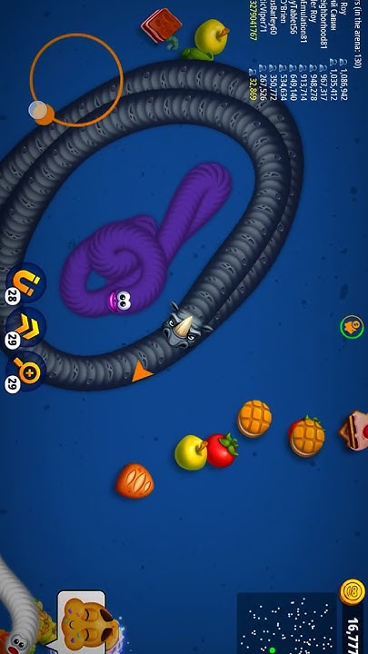 Saamp Wala Game | worms zone | Snake Game | #wormszone #wormzone #shorts #wormszoneio # ...