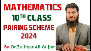 10th Class Chemistry Pairing Scheme 2024 Pairing Scheme 2024 10thclass ...