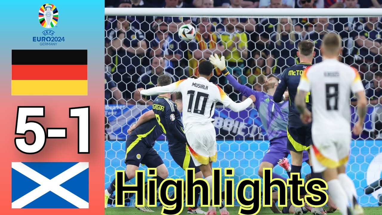 Highlights Germany vs Scotland EURO 2024 Group A - YouTube