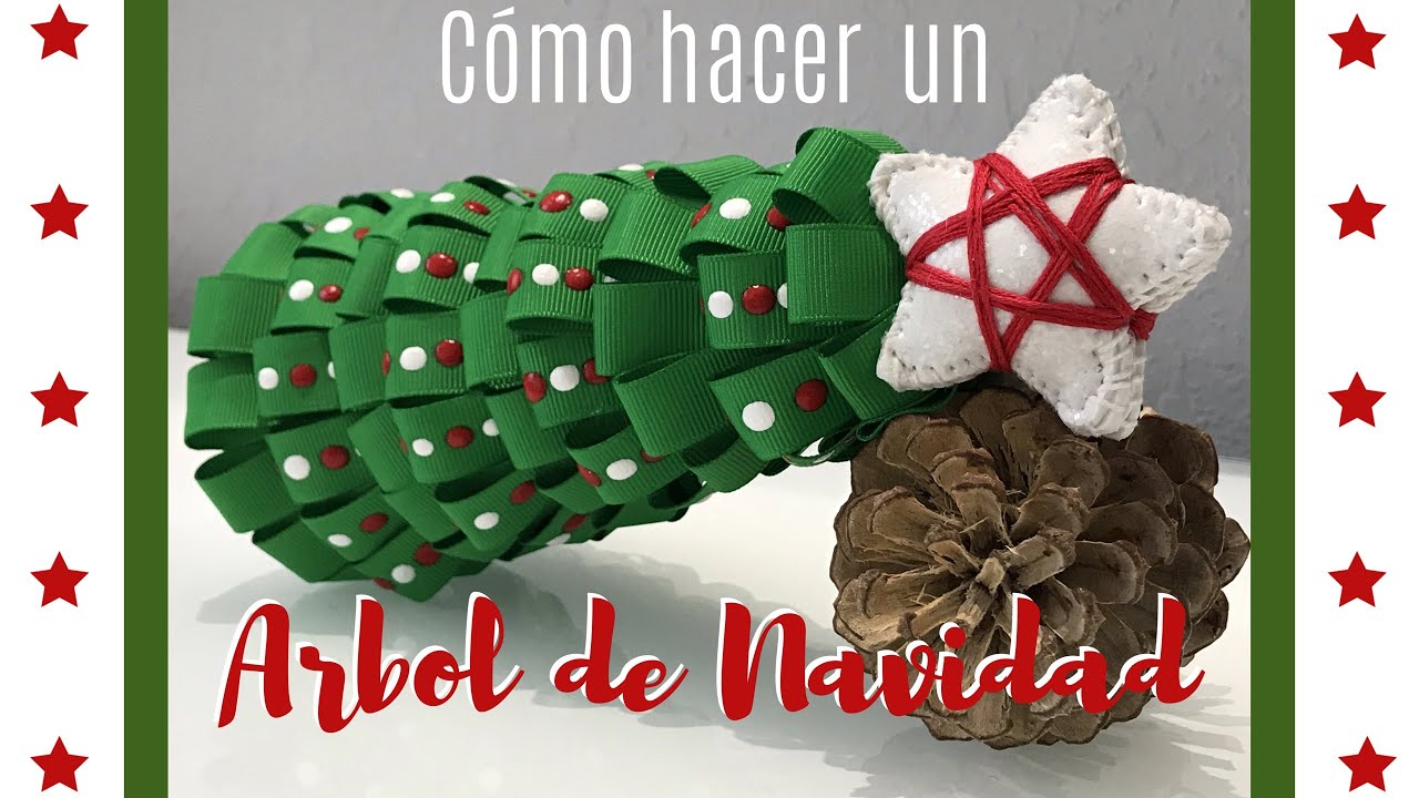 Cómo hacer un Arbol de Navidad / How to make a Christmas Tree - YouTube