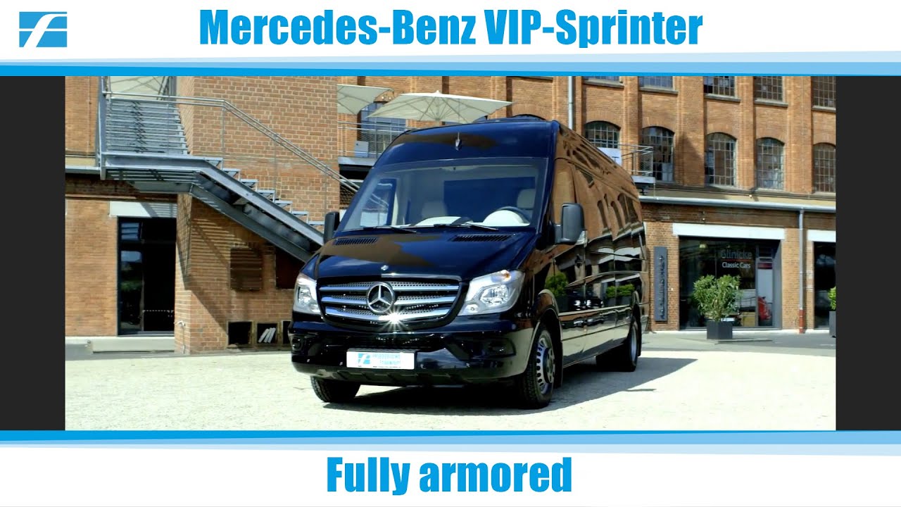 Armored Mercedes-Benz VIP Sprinter - high luxury car for VIP - made by ...