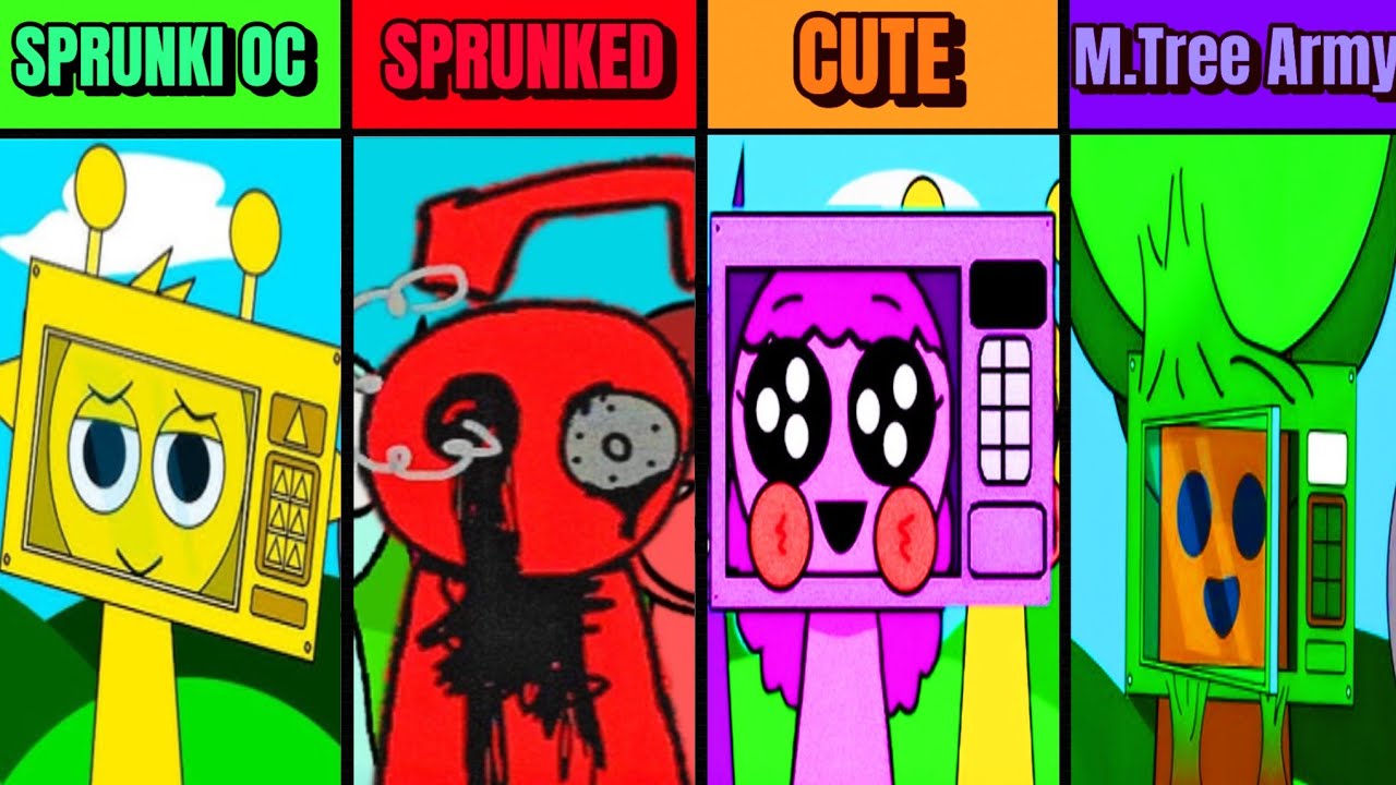 Incredibox Sprunki But All Versions of the Microwave in Sprunki oc ...
