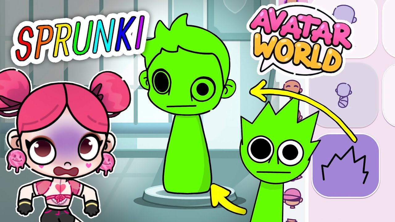 EASY! HOW TO CREATE GREEN SPRUNKI IN AVATAR WORLD 🌍 PAZU - YouTube