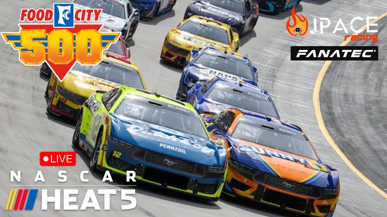🔴 LIVE Nascar Heat 5 500 Laps Bristol - Jpace Racing | Fanatec - YouTube