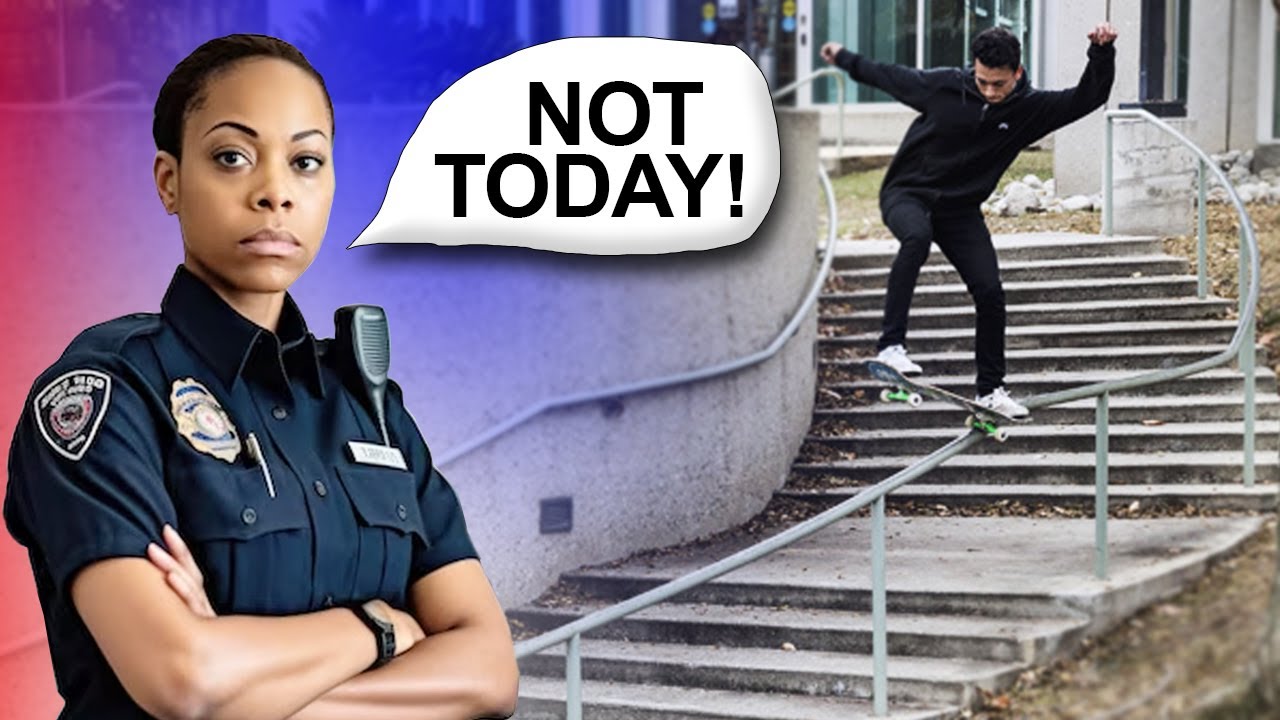 Crazy Security Guards Vs. Skateboarders - YouTube