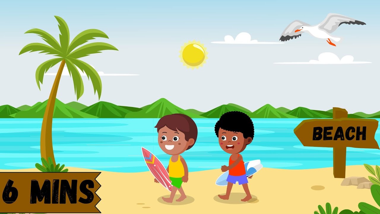 We Went To The Beach | Music For Kids - YouTube