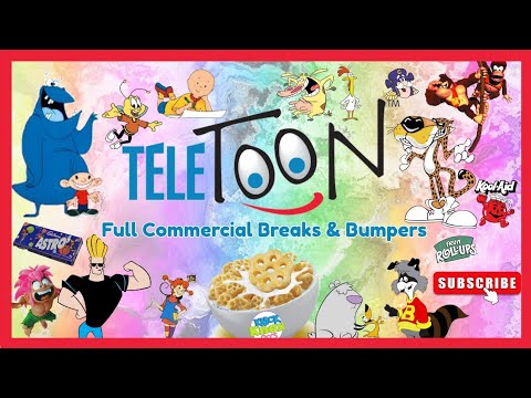 Teletoon (1999) Full Commercials & Bumpers 45 Mins of Non Stop Retro TV ...