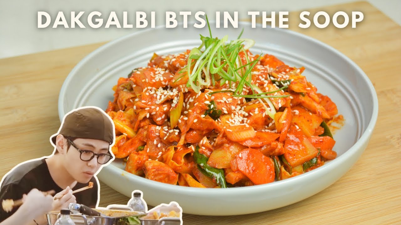 [BTS COOKING RECIPE] Dakgalbi Ala Suga & Jin BTS In The Soop 2‼️ - YouTube
