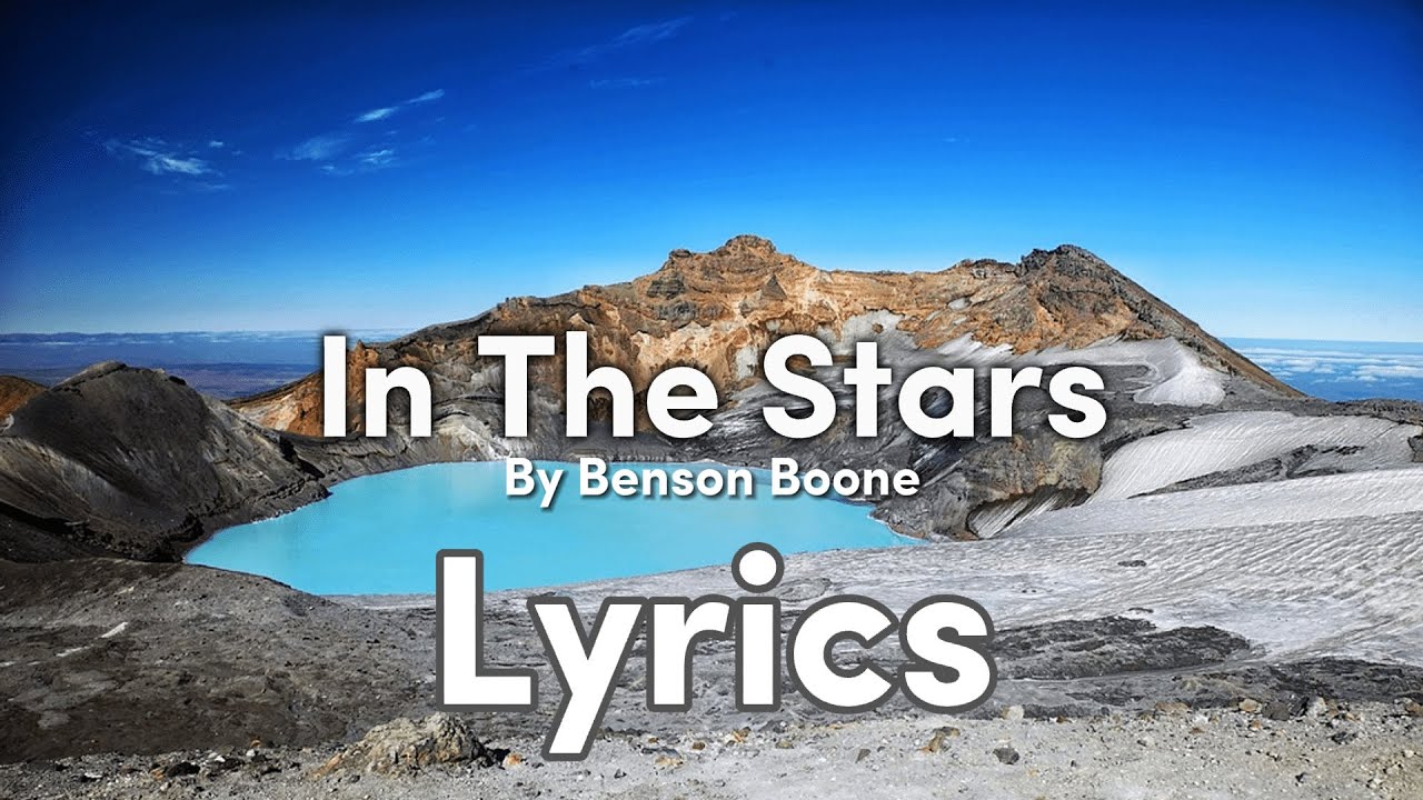 In The Stars - Benson Boone (Lyrics) - YouTube