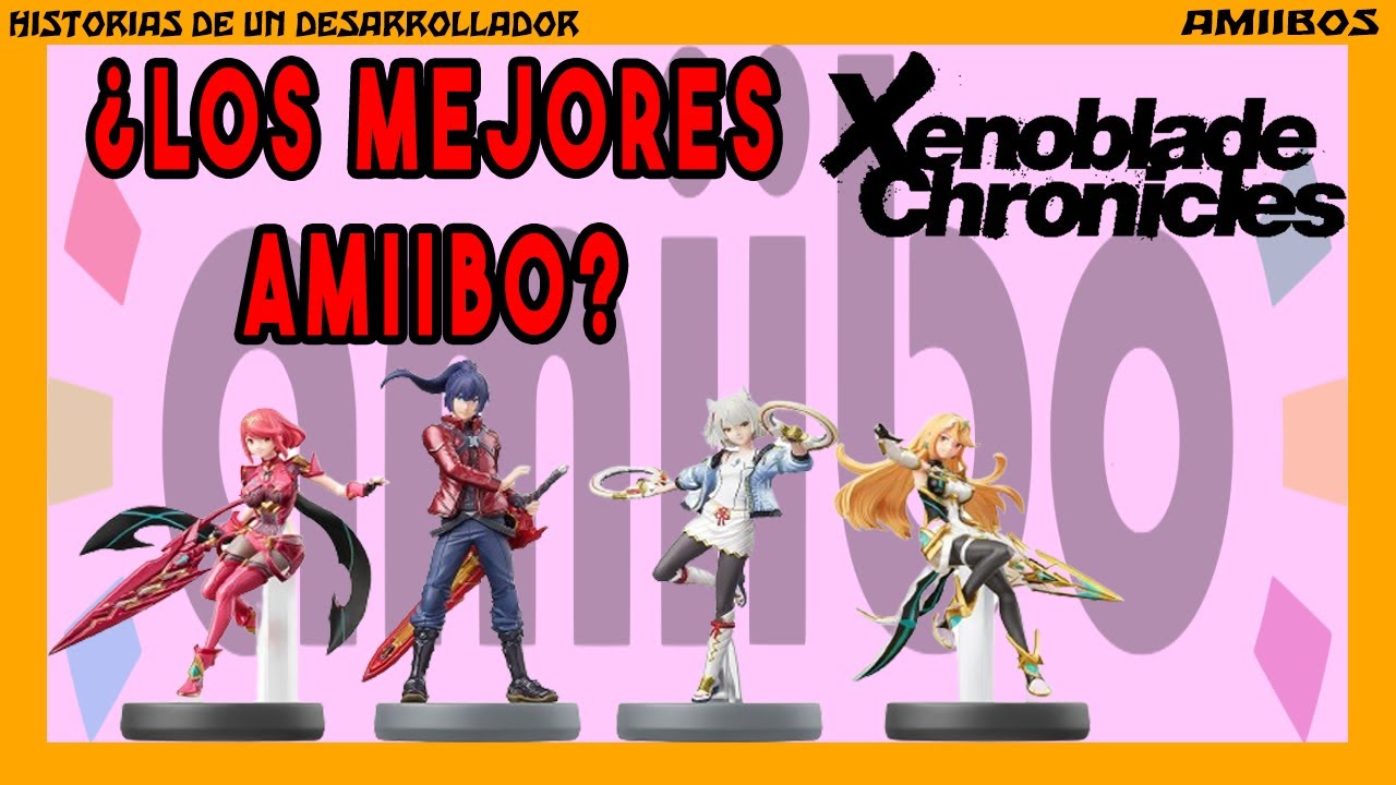 ¿CÓMO son los AMIIBO de NOAH, MIO, PYRA y MYTHRA?¿Qué DESBLOQUEAN en ...