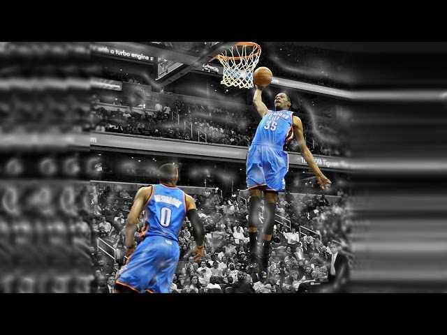 Russell Westbrook And Kevin Durant Alley Oop