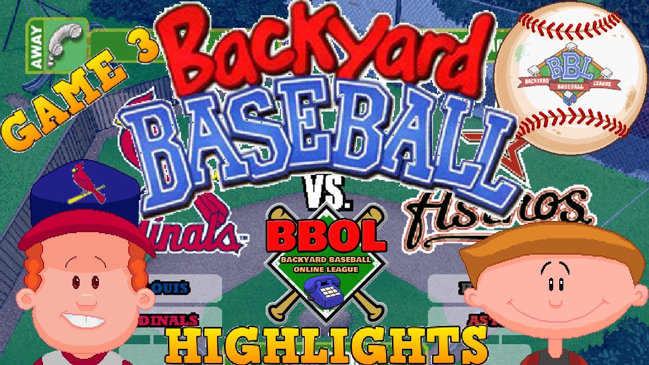 Backyard Baseball - Game 3 Highlights (BBOL Online League) - YouTube