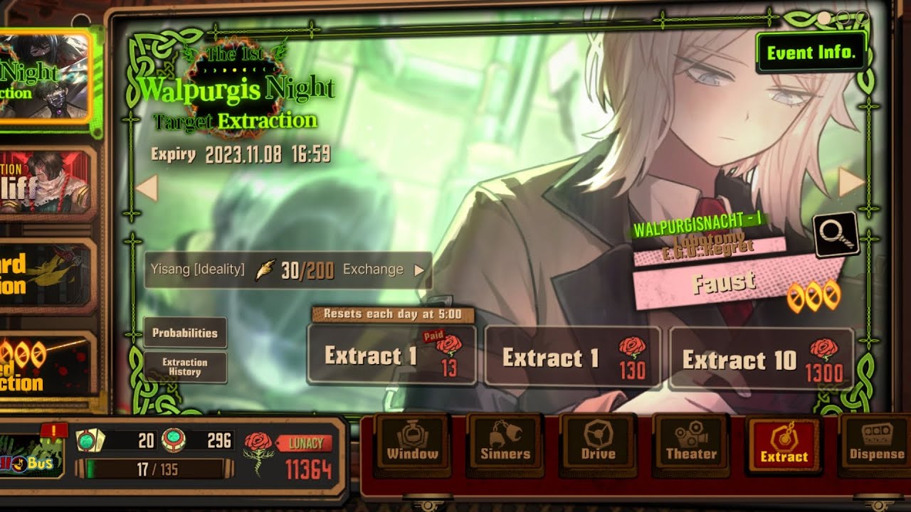 Lobotomy ego Regret Faust pull | Limbus Company - YouTube