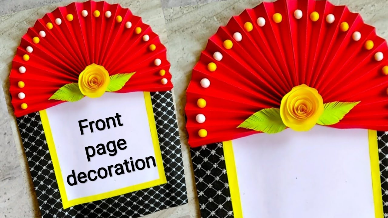 Project Front Page Design page Decoration Ideas YouTube project-front-page-design-page-decoration-ideas-youtube