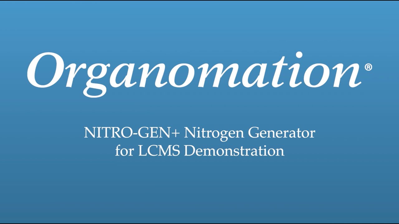 NITRO-GEN+ Nitrogen Generator for LCMS Demonstration - YouTube