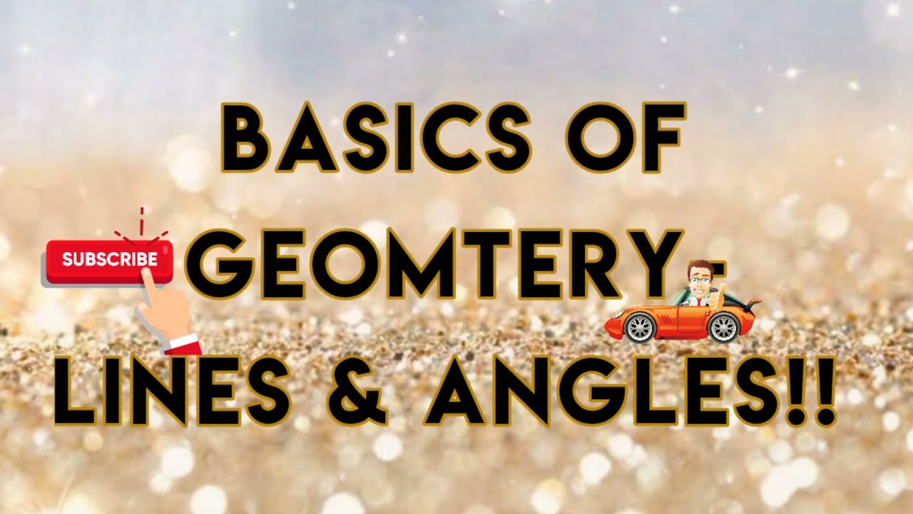 Basics of geomtery-lines and angles!Types of triangles! Basic concept ...