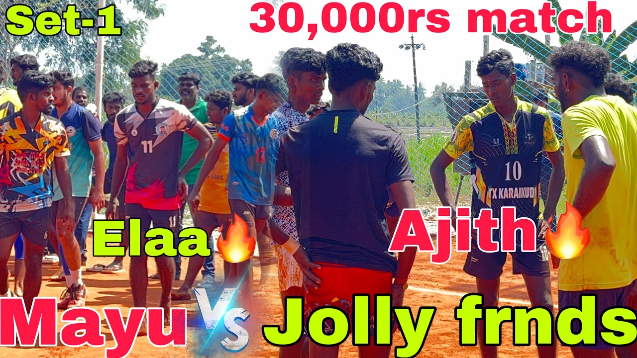 Set-1 Jolly frnds vs Mayu | Kavi🔥Ella🔥Arun🔥 vs Ajith🔥kutty kavi🔥 | 30 ...