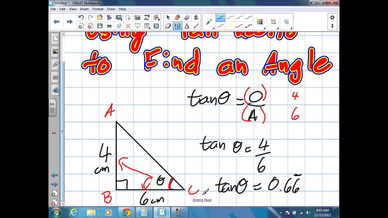Using Tan Ratio to Solve Angles Grade 10 academic Lesson 7 3 11 22 12 ...