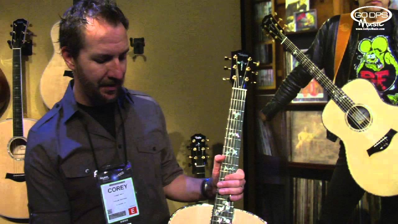 Corey Witt from Taylor Guitars talks about the new Body Style at NAMM ...