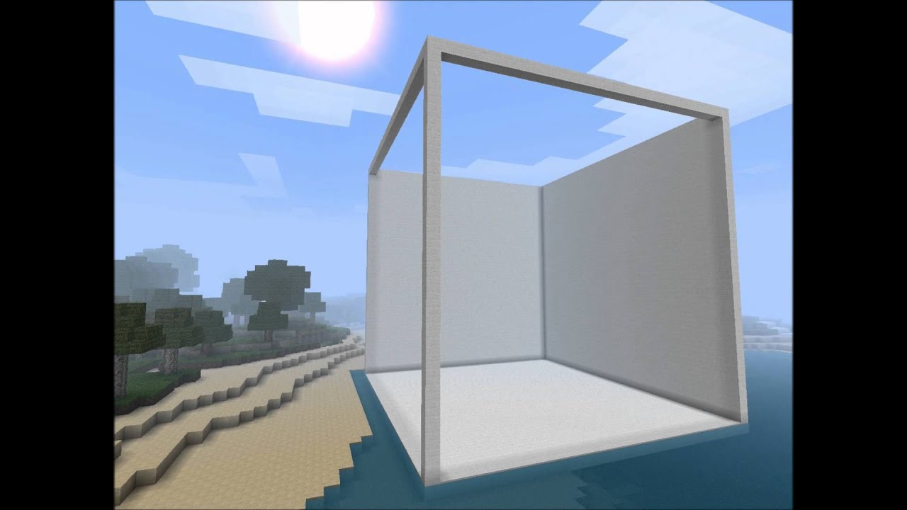 Minecraft Kubus im Aufbau - YouTube