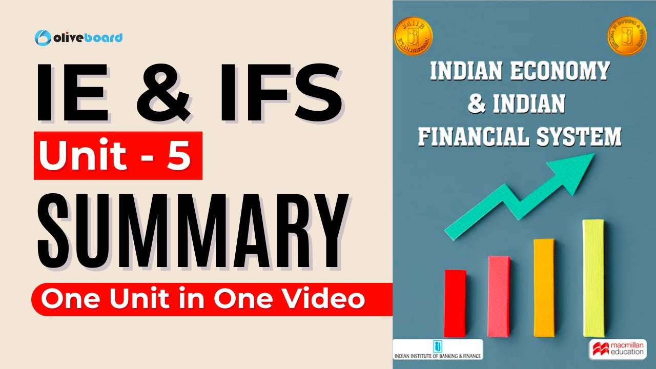 IE and IFS | Unit - 5 | Summary | JAIIB Macmillan Books 2023 | JAIIB IE ...