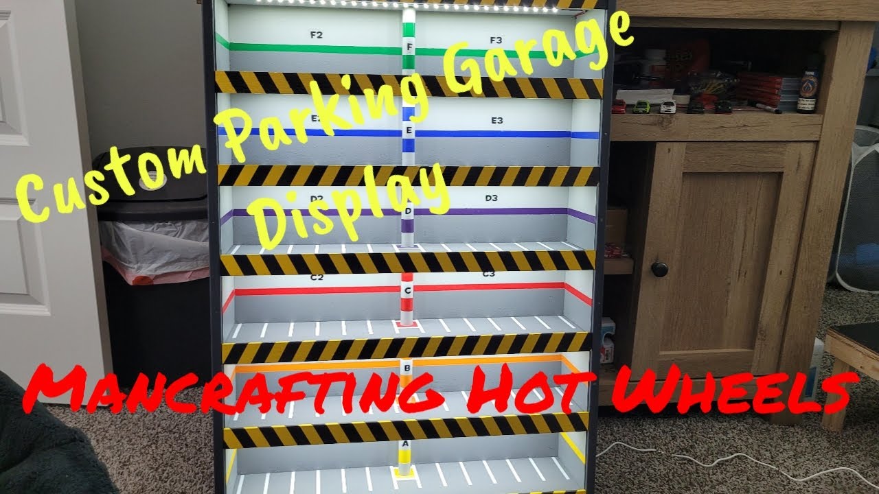 Custom Hot Wheels Parking Garage Display / - YouTube