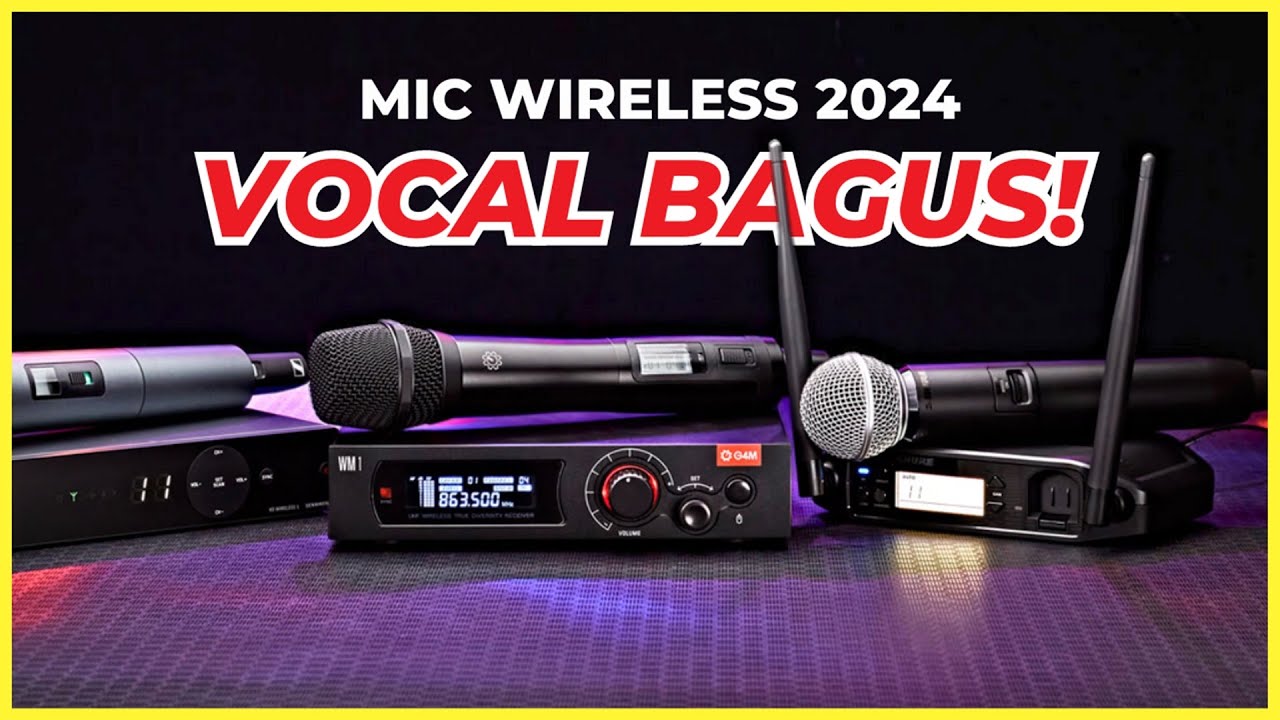 BARU! 10 Rekomendasi MIC KARAOKE WIRELESS TERBAIK 2024 – Mic Vocal ...