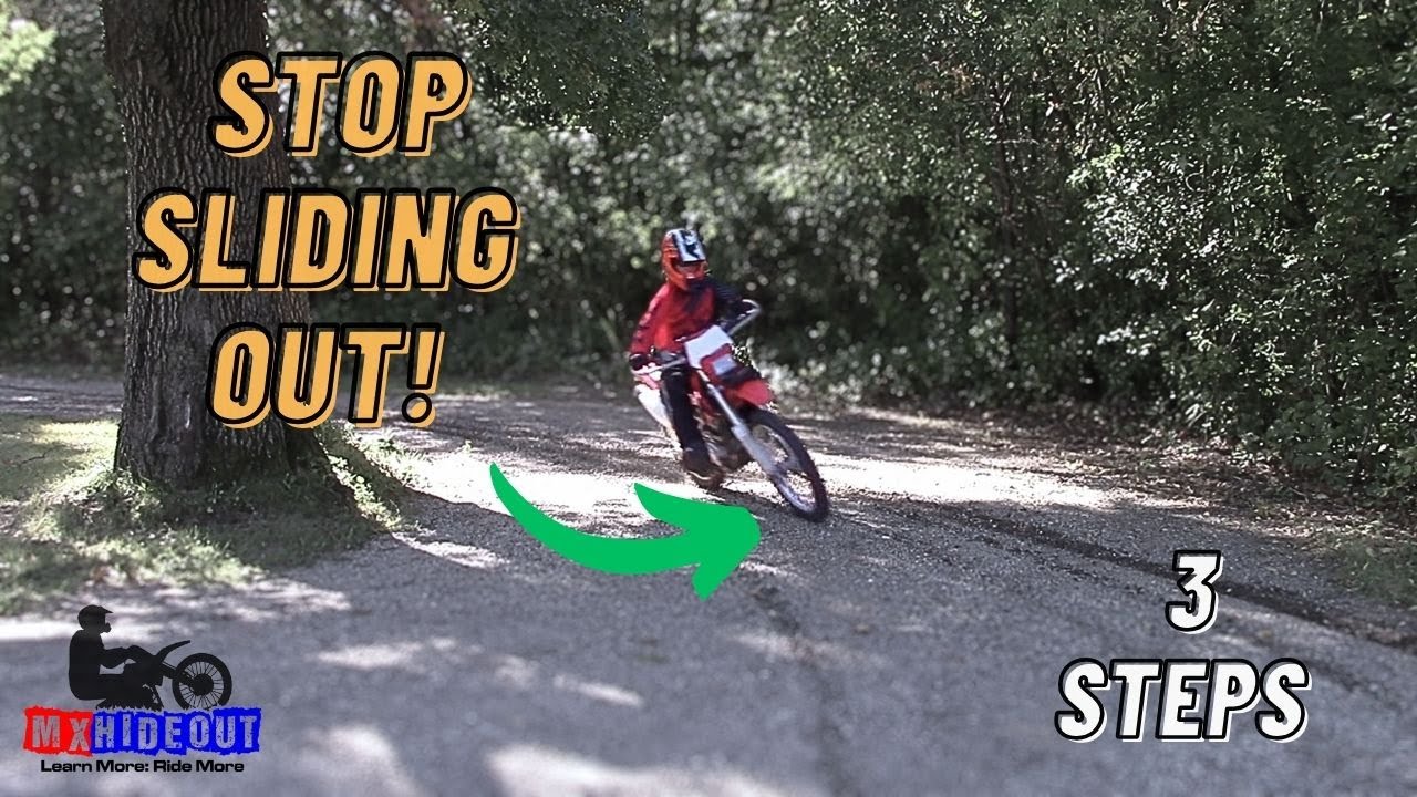 How To Stop Sliding Out On Flat Turns Without Slowing WAY Down - YouTube