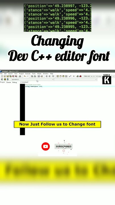 Changing Dev C++ editor font #shorts #tutorial #devc++ - YouTube