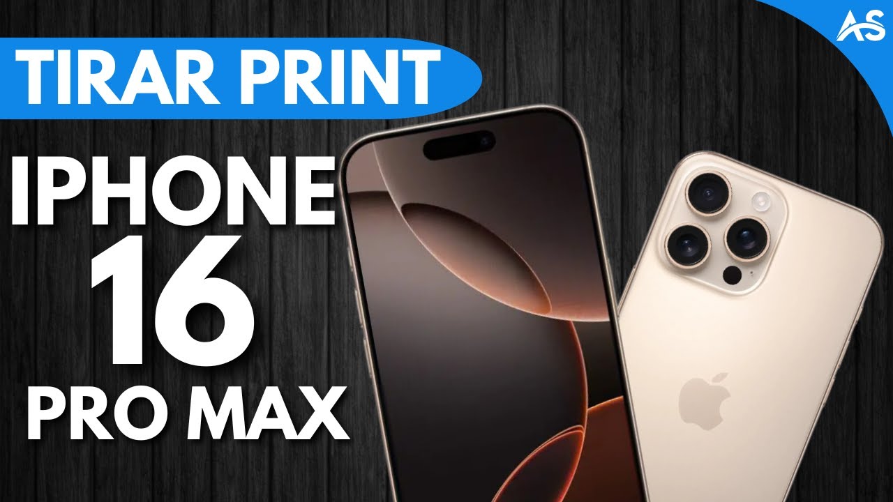 Como Tirar Print iPhone 16 Pro Max - YouTube