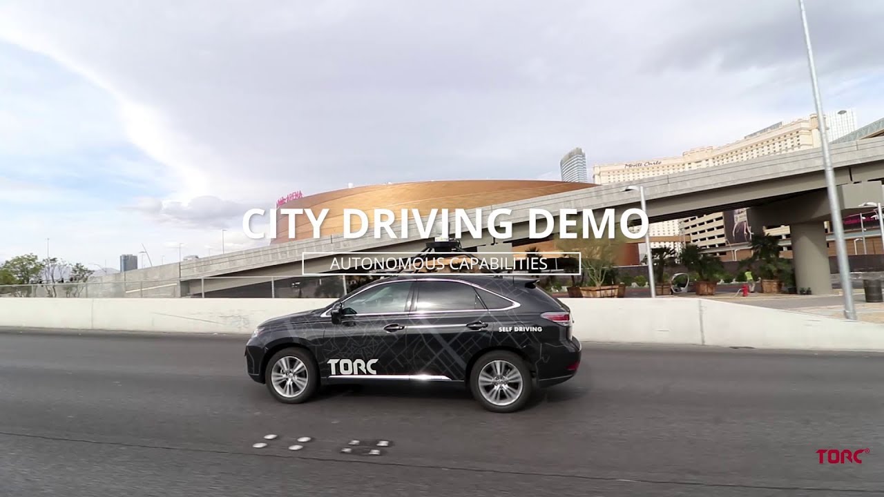 Torc Self-Driving Car - City Demo - YouTube