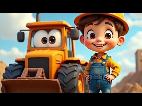 Digger Dan, a great song for toddlers #toddlersongs #digger - YouTube