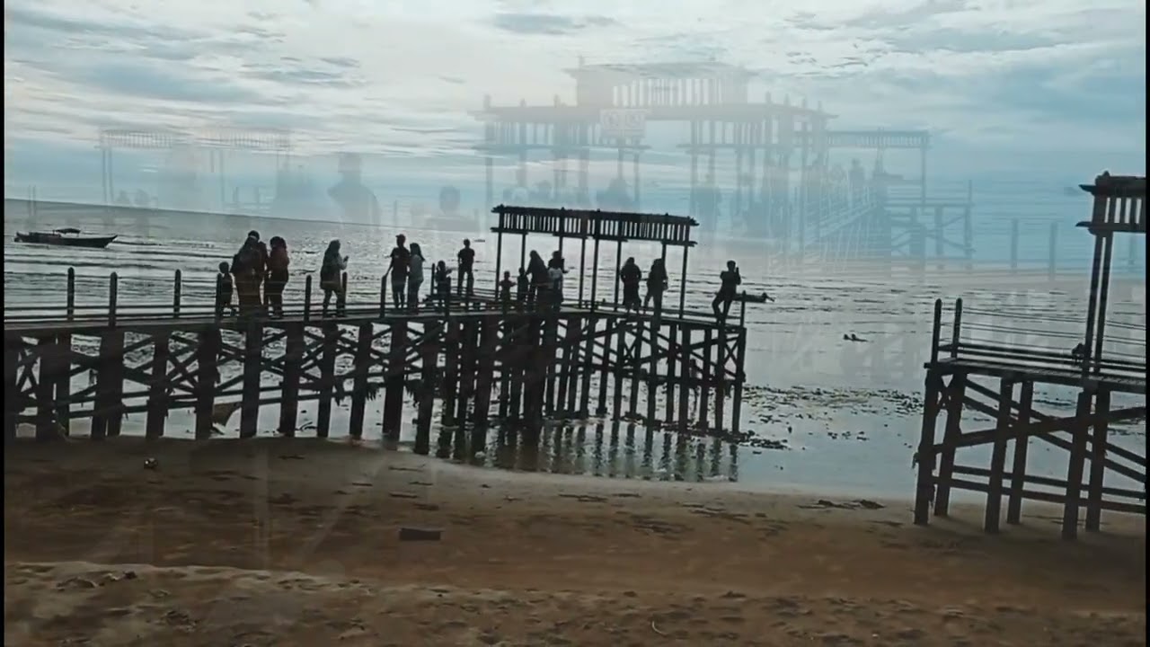 pantai batakan baru (kabupaten Tanah laut kalimantan selatan) - YouTube