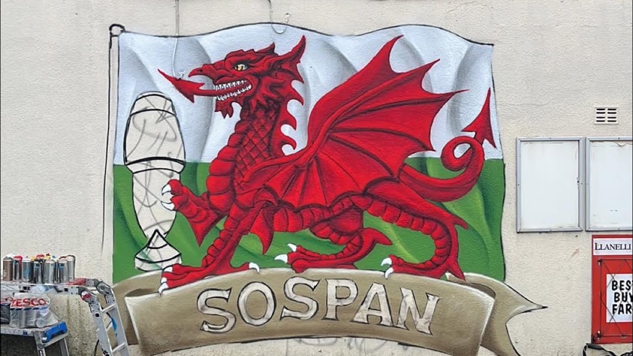NEW SOSPAN ART MURAL NEAR STRADEY PARK HOTEL #stradeyparkhotel - YouTube