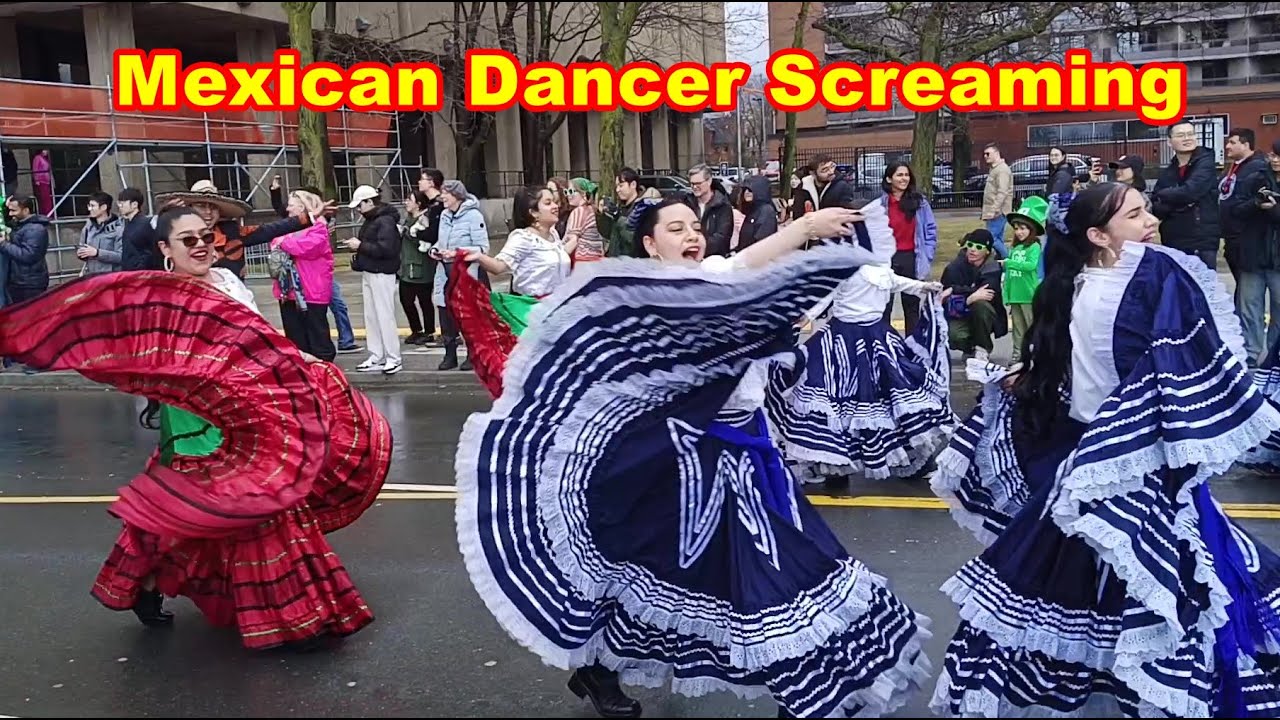 Mexican Dance in Toronto, During St. Patrick's Parade 2025. ਮੈਕਸੀਕਨਾਂ ...