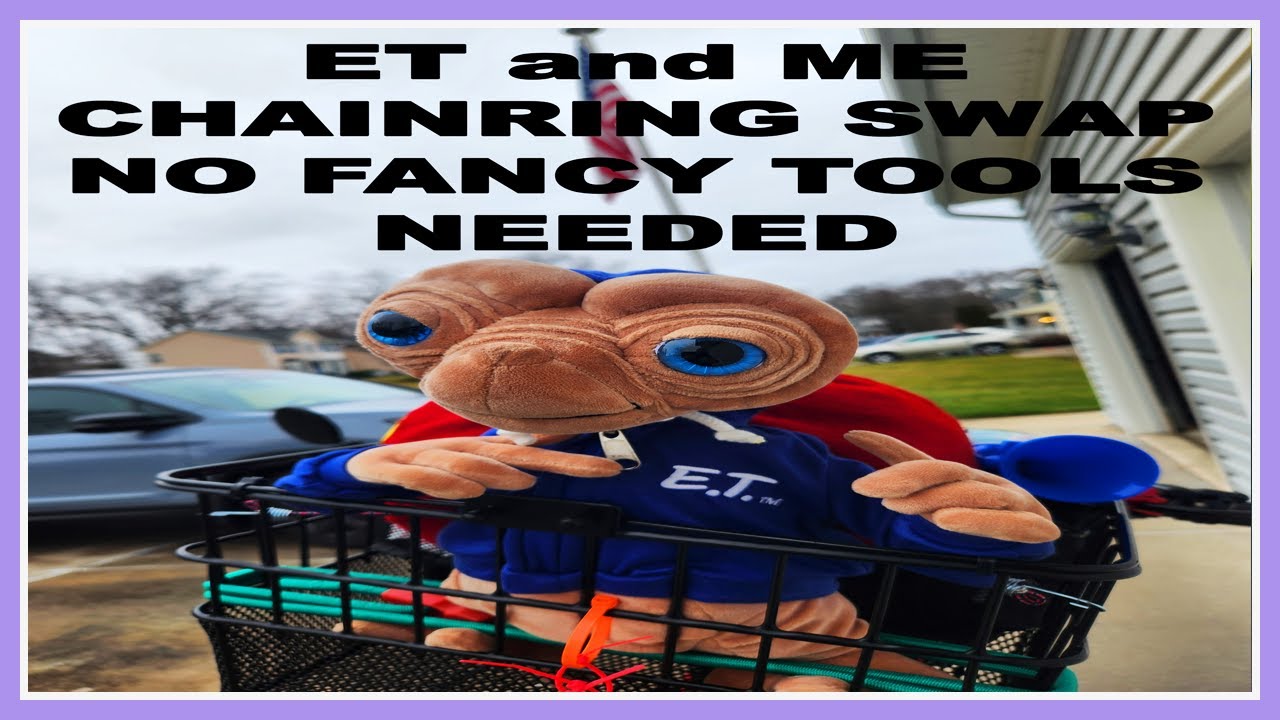 EASY--Chain Ring Swap AND NO Special Tools Needed...done in Minutes ...